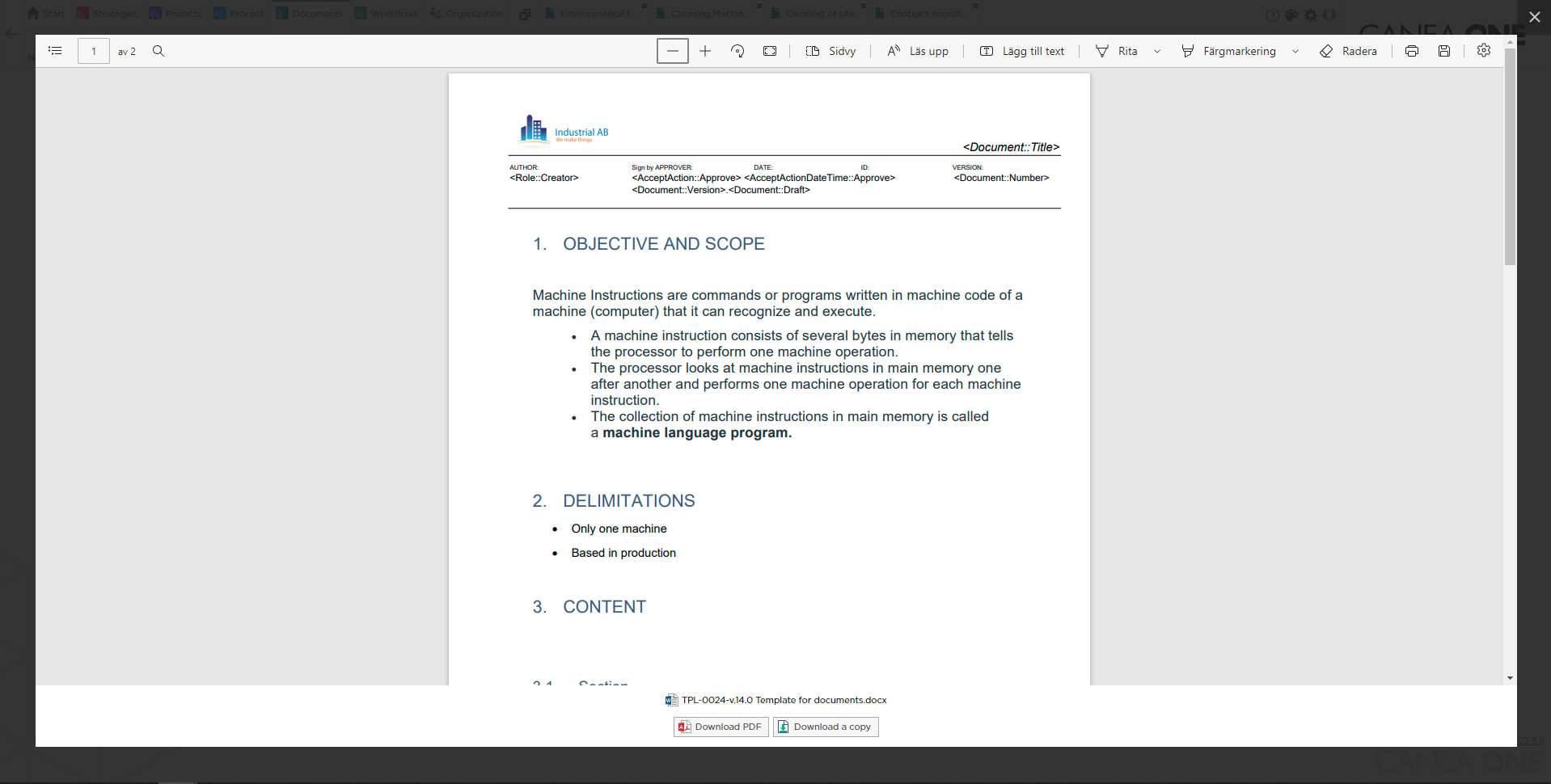 Document management software | CANEA